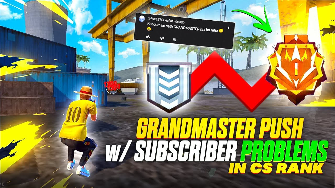 While pushing Grandmaster facing my subscriber problems | cs rank push ...