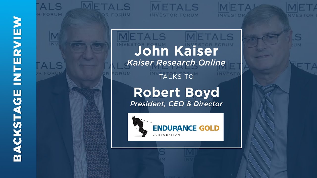 Robert Boyd of Endurance Gold Corporation talks to John Kaiser at the Sep 2022 Metals Investor ...