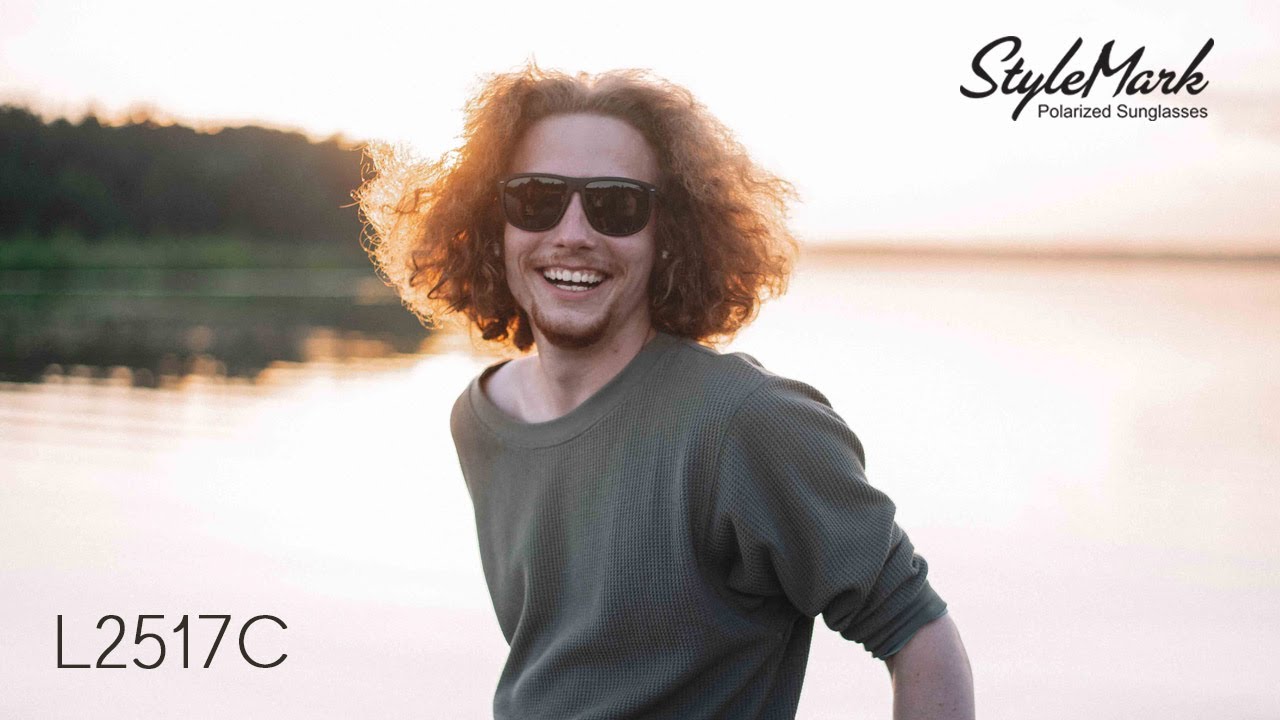 StyleMark Polarized L2517C мужские cолнцезащитные очки - YouTube