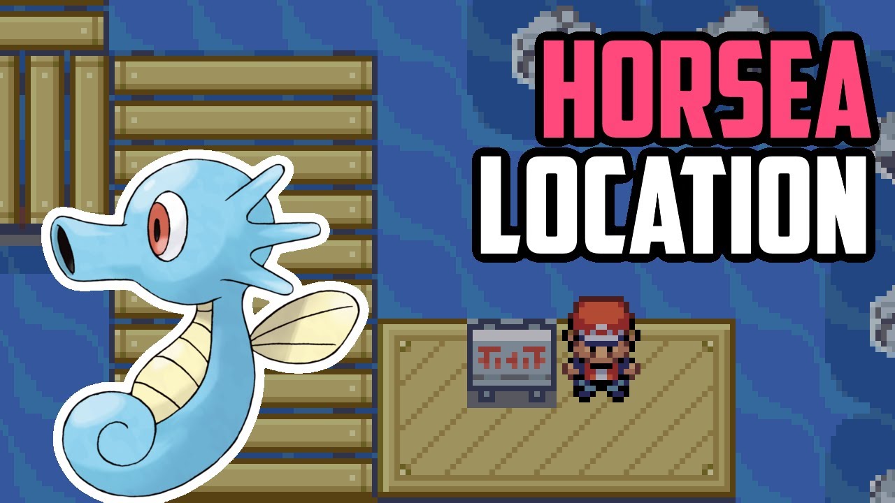 How to Catch Horsea - Pokémon FireRed & LeafGreen - YouTube