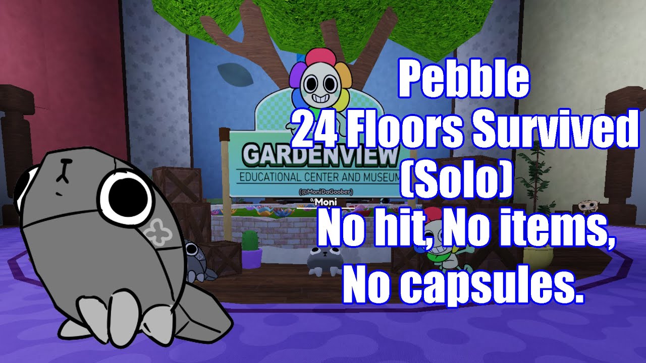 Dandy's World Challenge Run (No hit, Itemless, No capsules) Pebble Solo ...