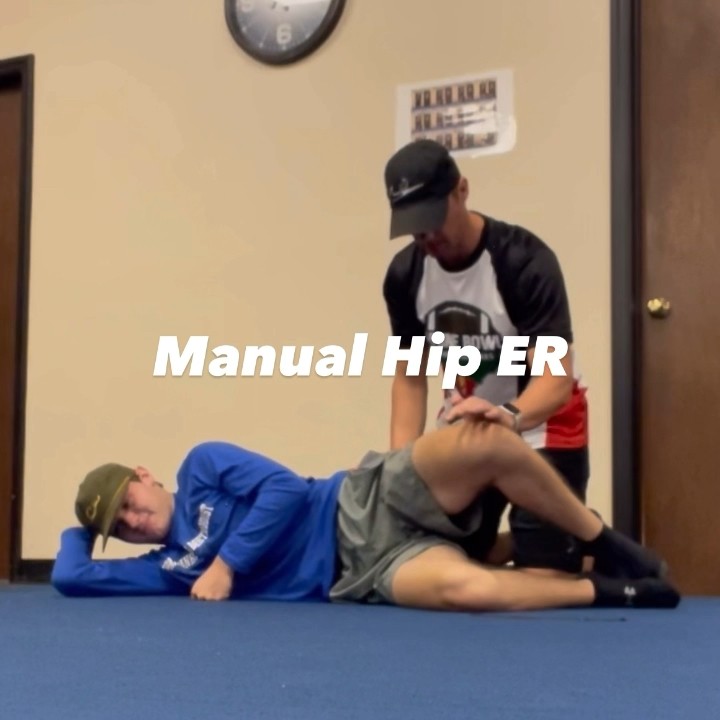 Manual Hip ER #trainlikethepros - YouTube