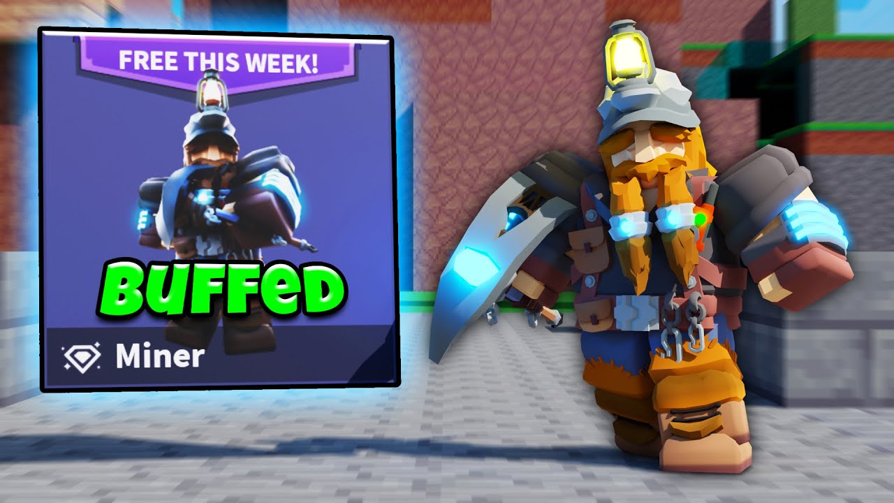 New Miner Buff + Free Kit Is The Best Update Ever (Roblox Bedwars ...