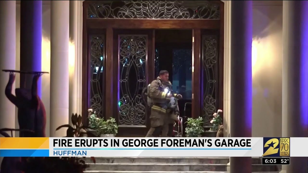 George Foreman's Garage Catches Fire - YouTube