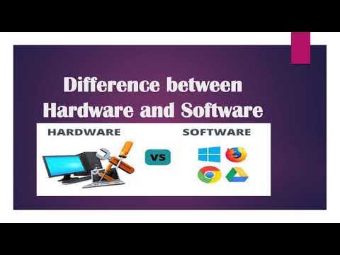 Difference between Hardware and Software. | Computer devices. #hardware #software #computer # ...