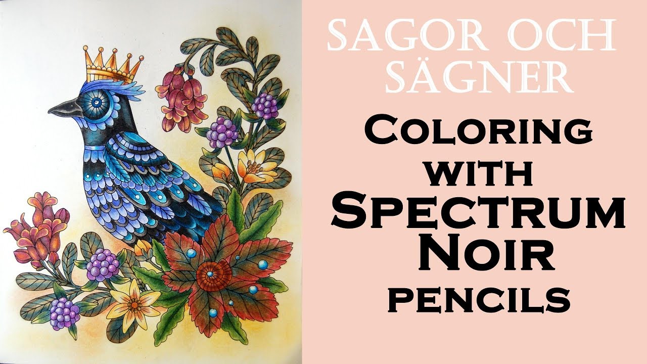 Coloring "Sagor och Sagner' with AquaBlend and ColourBlend Pencils by ...