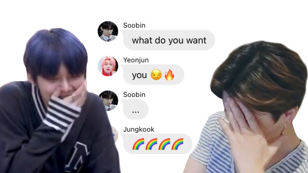 bts and txt texts - the one with the screenshots - YouTube