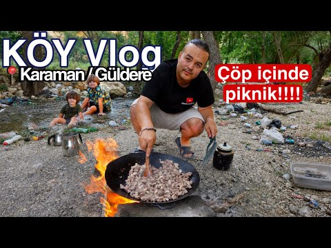 CENNET VATANDA ÇÖP İÇİNDE PİKNİK YAPTIK! 😱 Karaman Güldere & Gödet Vlog