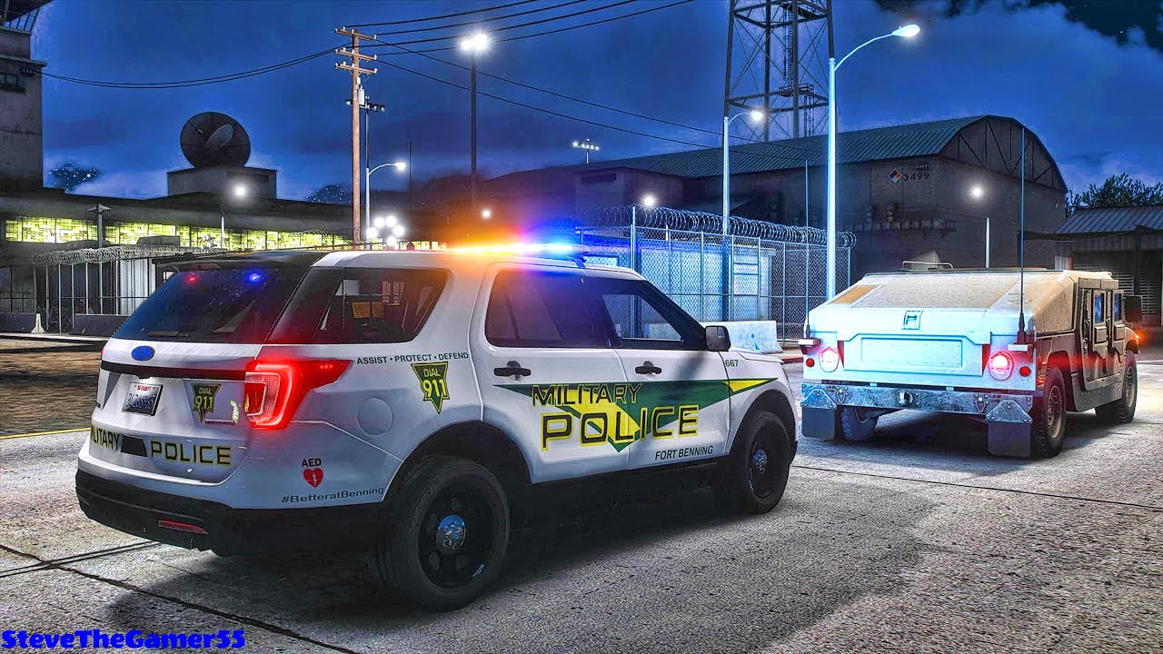 Military Patrol|| GTA 5 Mod Lspdfr| 4K - YouTube