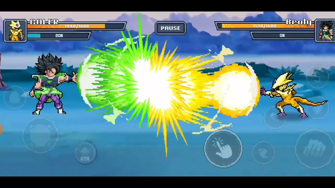 Coler dourado vs broly dragon ball - YouTube