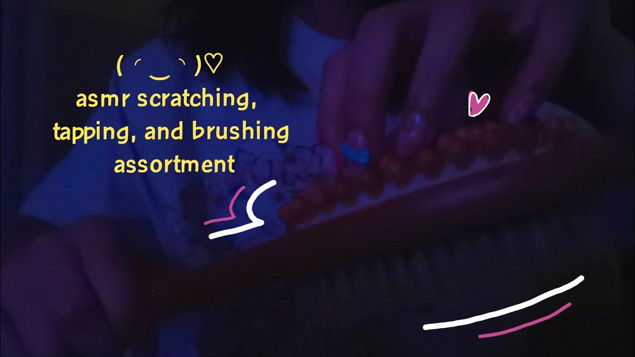 fast and aggressive asmr | scratching, tapping, and brushing assortment ...