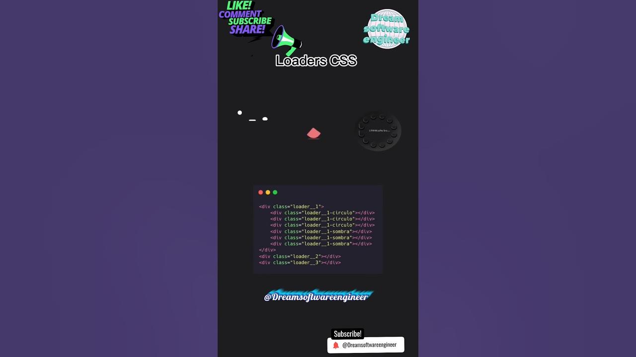 Loaders Css Shortsfeed Coding Tiktok Python Duet Coderlife
