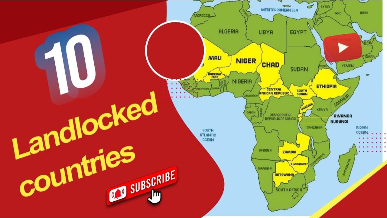 10 Largest Landlocked Countries In the World - YouTube