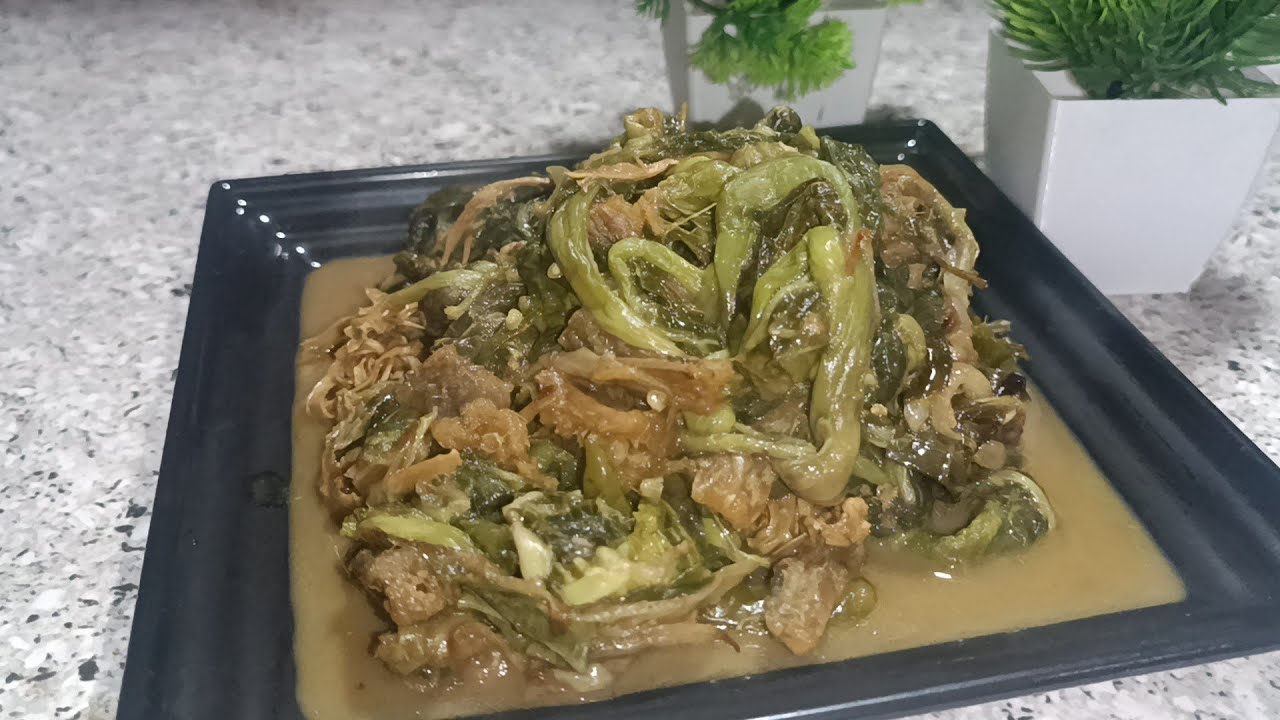 Taro leaves stem recipe || Super tasty😋 - YouTube