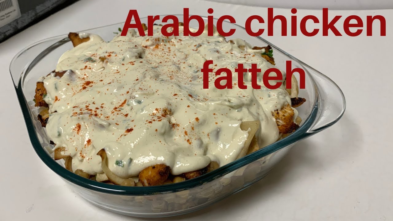 Lebanese chicken fatteh - YouTube