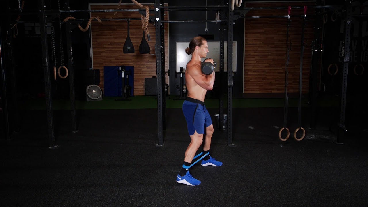 Kettlebell Rack Skater Walk Front and Back - YouTube
