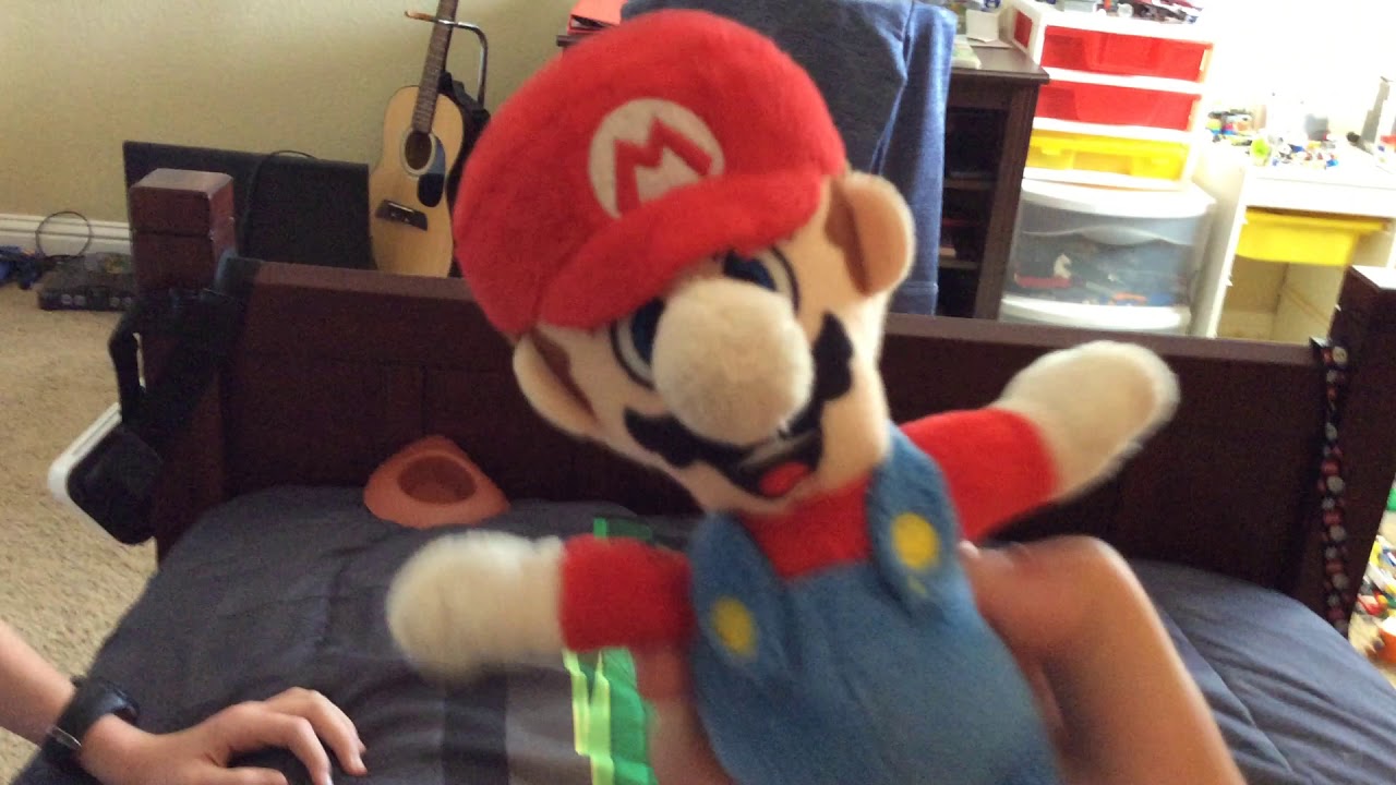 Mario and Shark Puppet go to Fun-tention! - YouTube