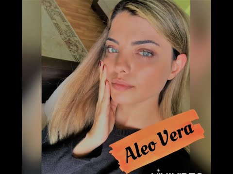 Aloe Vera maskesi yapımı