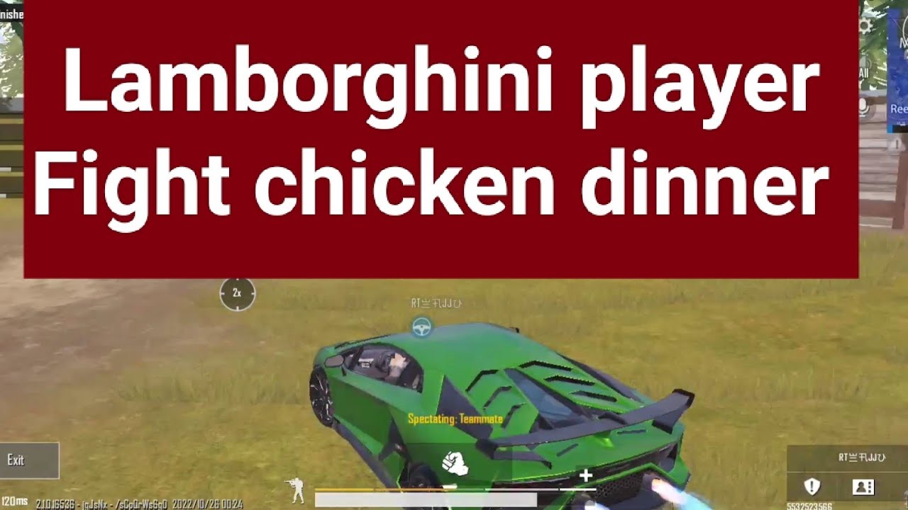 Rich gamer Lamborghini fight chicken 🍗🍗 dinner - YouTube