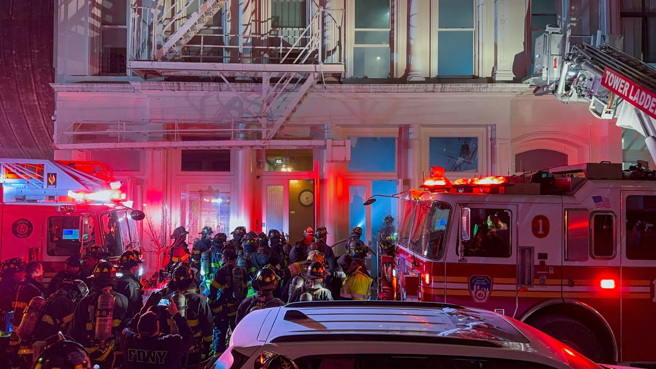 FDNY - 2nd Alarm/10-66 (Firefighter Down) - MAJOR Emergency Response ...