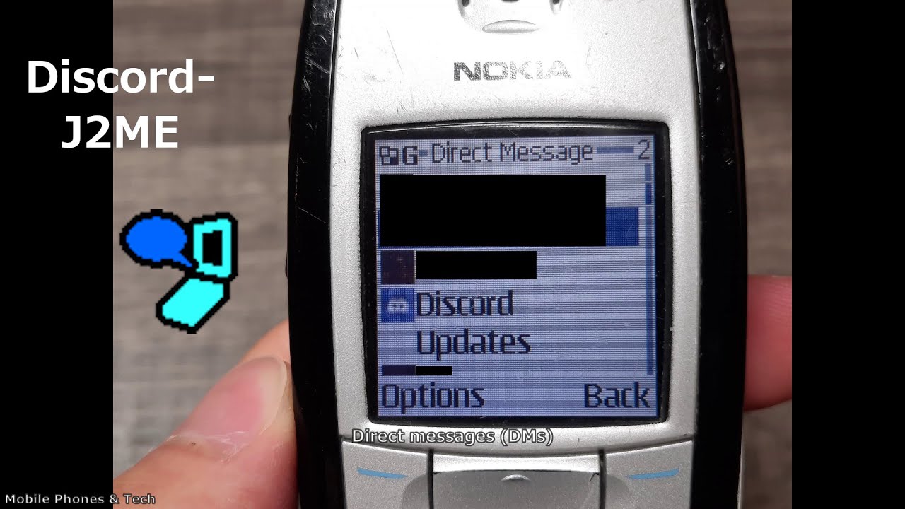 Discord-J2ME - A Discord Client for J2ME Capable Feature Phones - YouTube