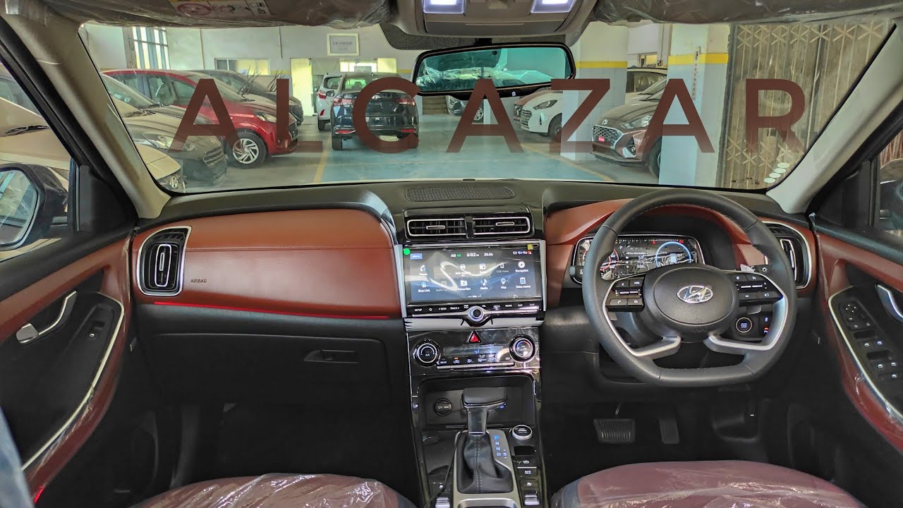 ALCAZAR SIGNATURE AUTOMATIC TOP MODEL DETAILED WALK AROUND | HYUNDAI ...