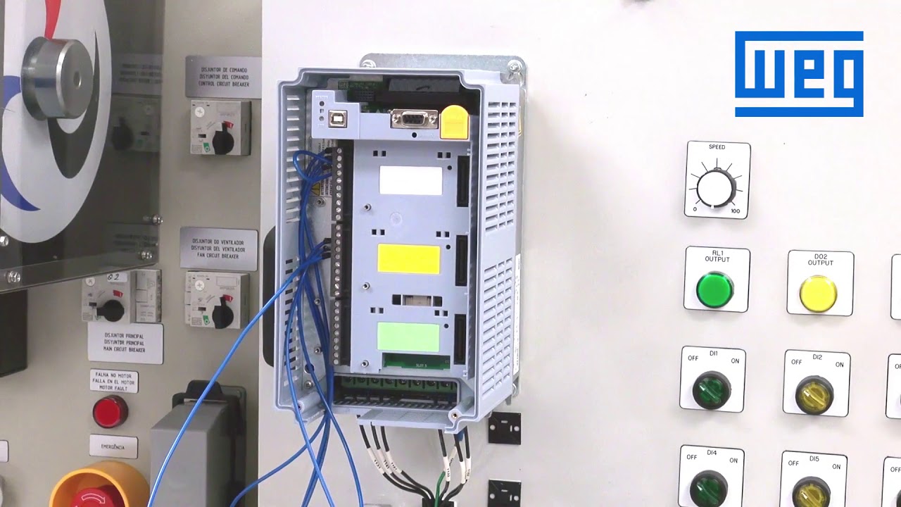 WEG - Wire up and program your Electronic Potentiometer - YouTube