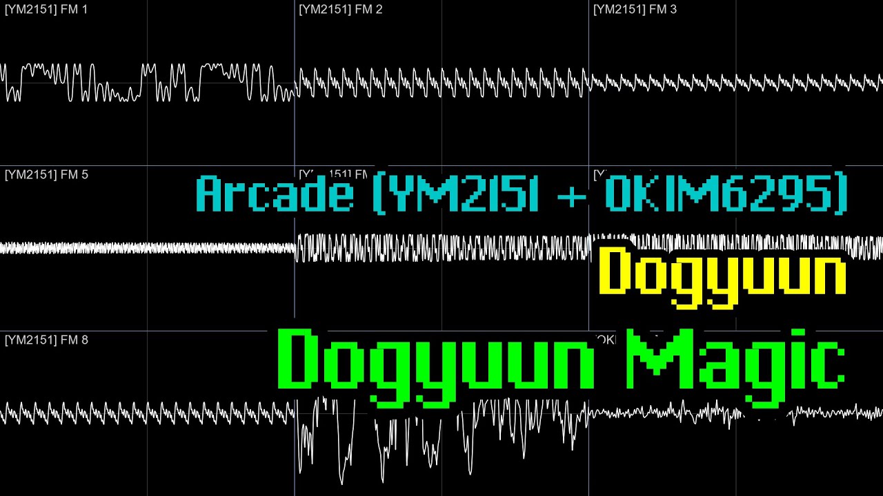 Tatsuya Uemura - "Dogyuun Magic" (Dogyuun, Arcade) [Oscilloscope ...