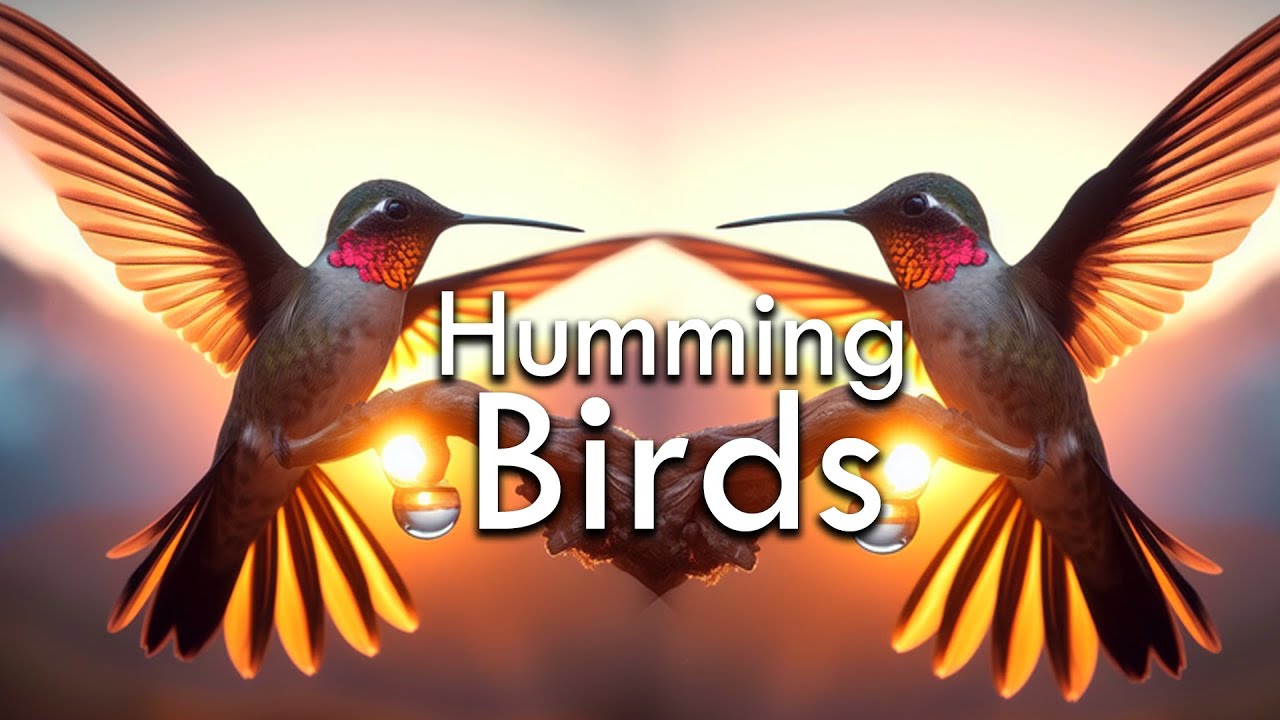 Exploring the World of the Most Beautiful Hummingbirds 4k - YouTube