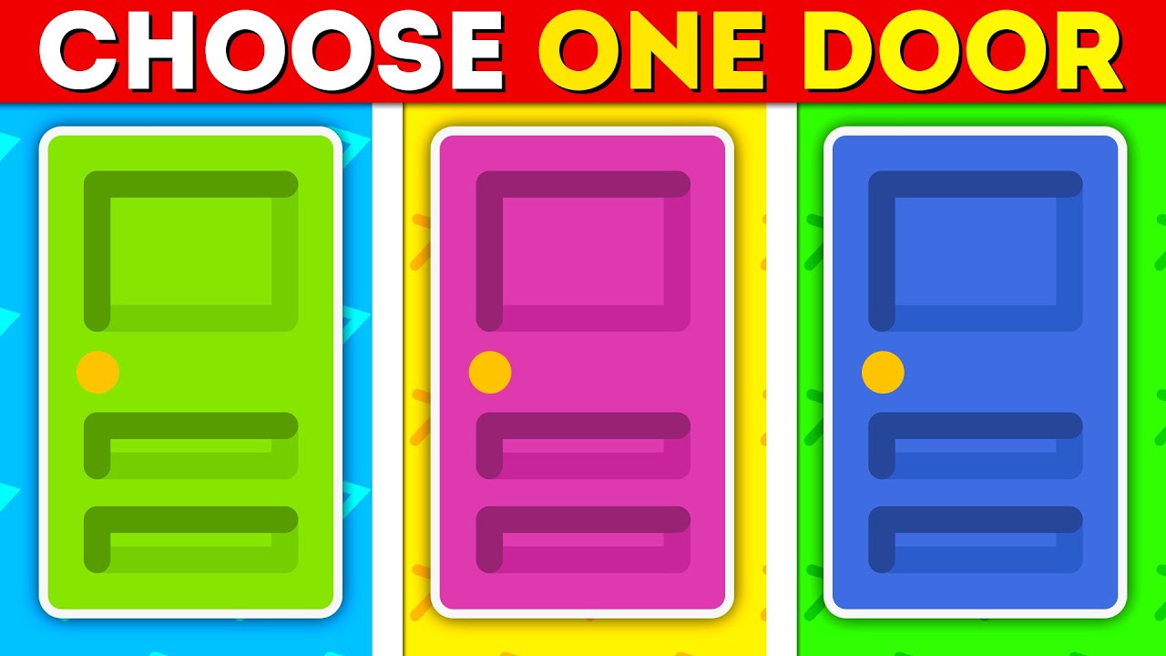 Choose One Door! 🚪 Test Your Luck! 🍀 - YouTube