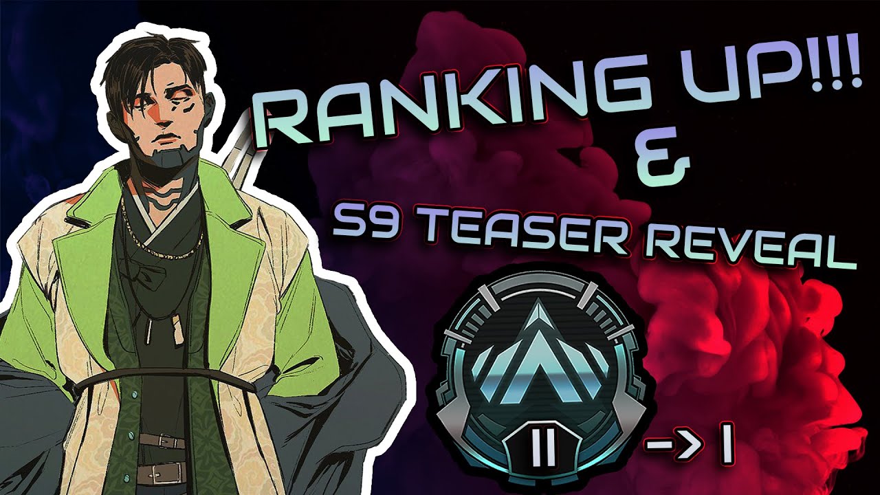 Apex Legends (LIVE!!!) - Leveling Up the RANK!! & S9 Teaser Reveal ...