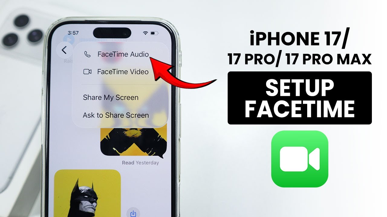 How to Set Up FaceTime on iPhone 17 / 17 Pro Max - Enable FaceTime ...