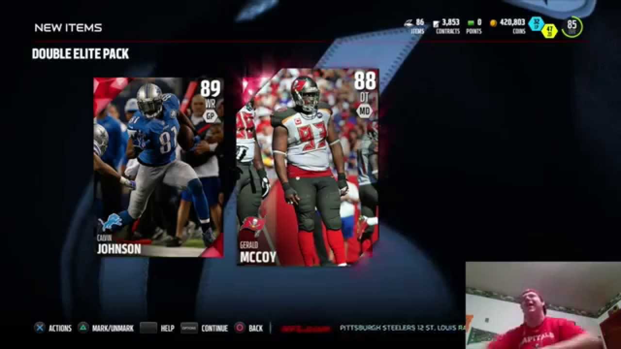 Madden 16 Ultimate Team MUT Double Elite Player Pack!!!!- Best Pull ...