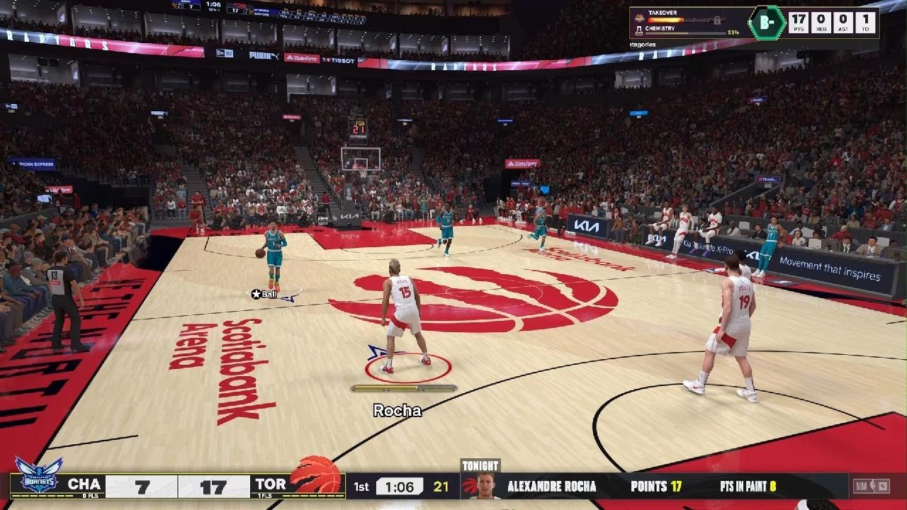 Absolutely cooking the Charlotte hornets - YouTube