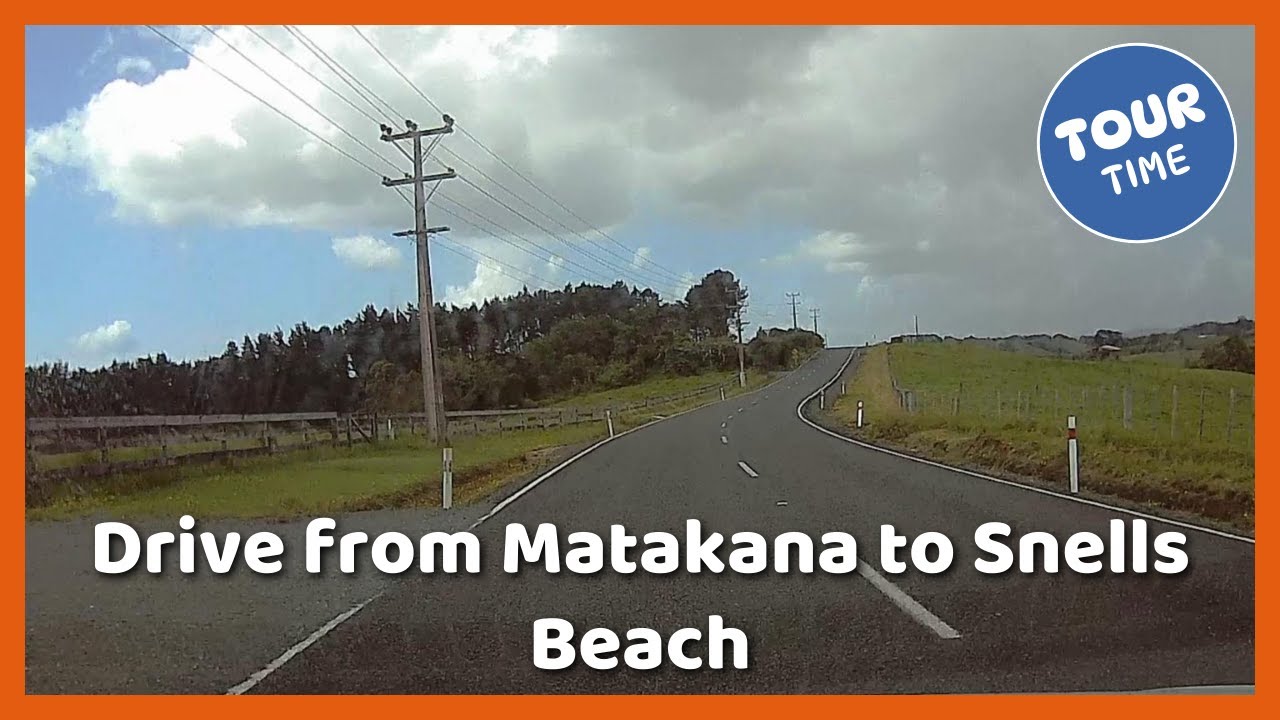 North Auckland Drive - Matakana to Snells Beach | Tour Time - YouTube