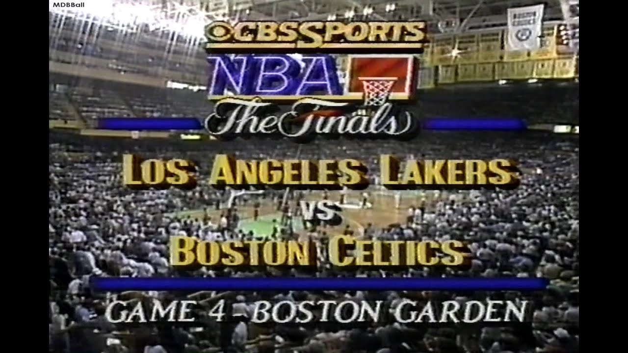 1987 NBA Finals Lakers @ Celtics That Game 4 Highlights (NBA On CBS ...