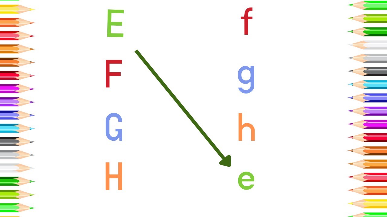 Matching, alphabet matching, match the column,abcd - YouTube
