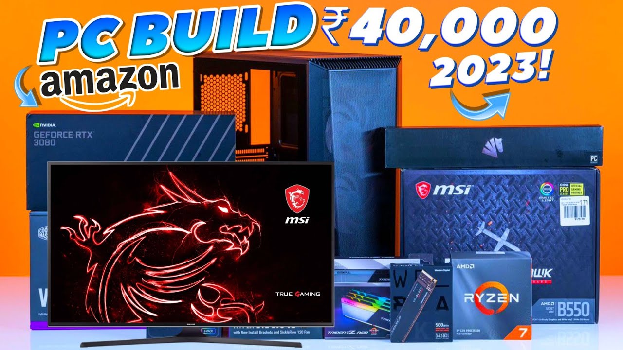 Rs 40,000 PC Build With AMD RX 580 8GB Graphic Card🔥Full Pc Build With ...