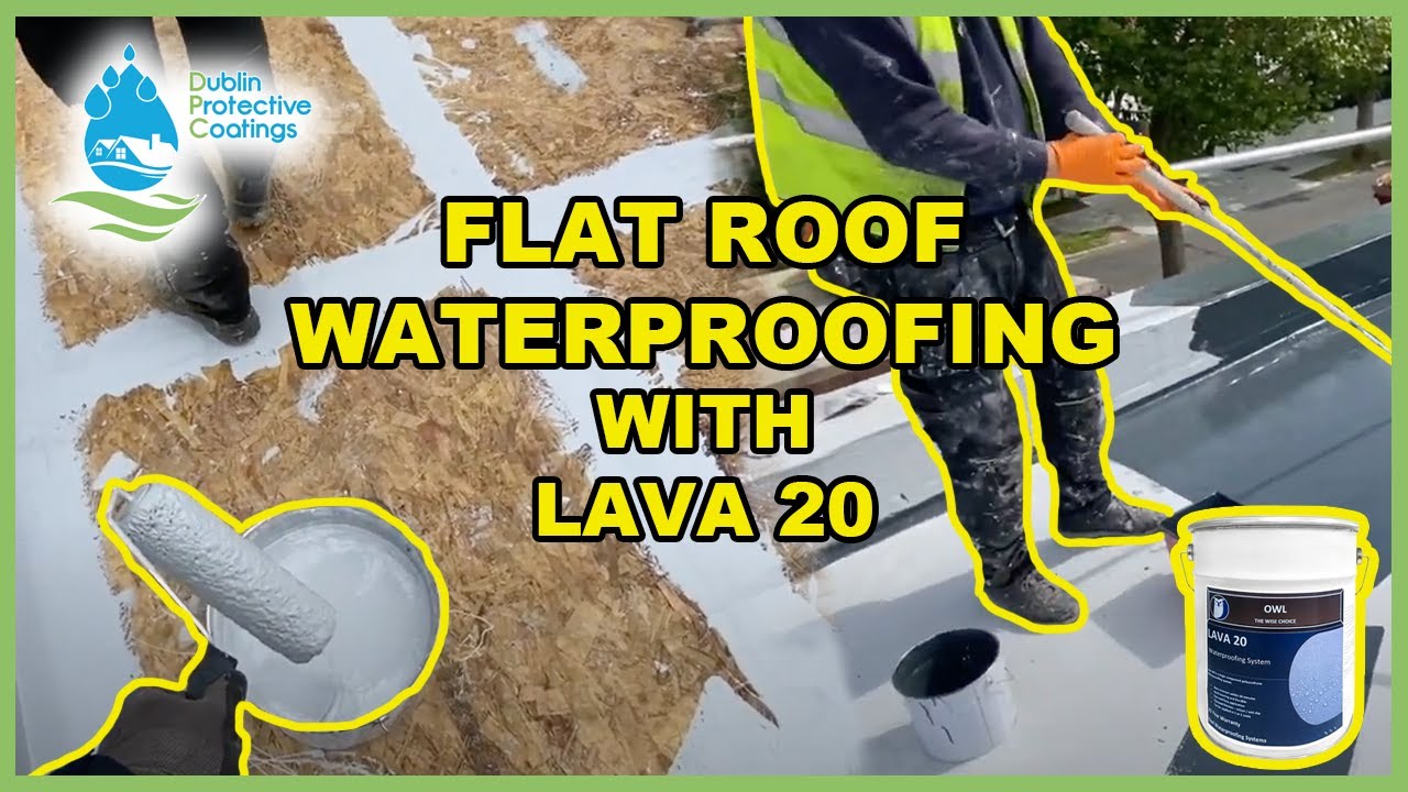 HOW TO WATERPROOF A FLAT ROOF? USING LAVA 20 POLYURETHANE BASED SYSTEM ...