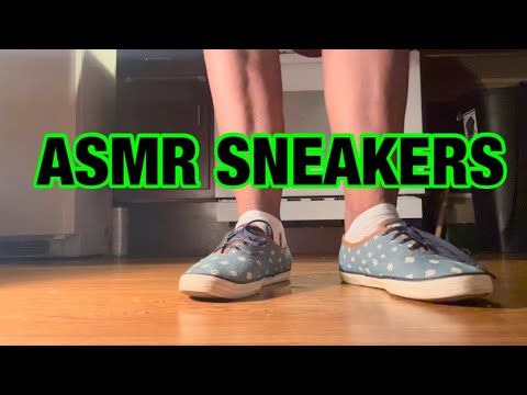ASMR STOMPING IN MY SNEAKERS - YouTube