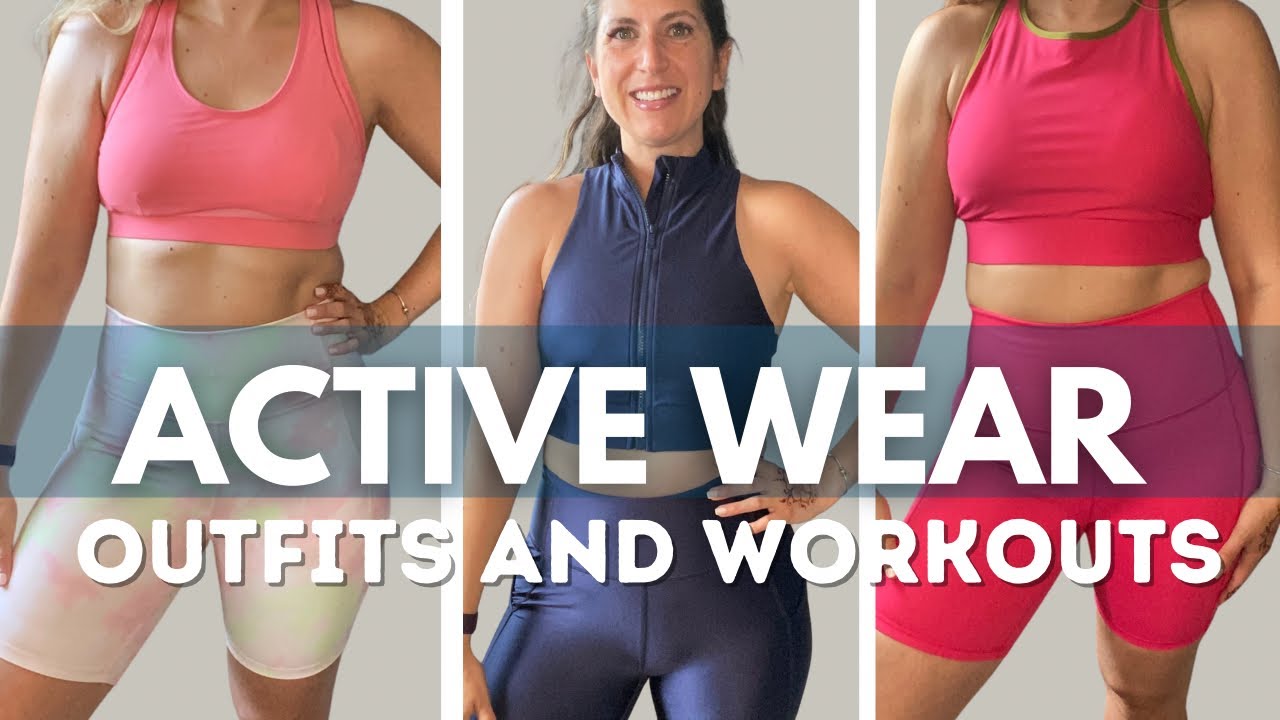 WEEK OF GYM FITS: Activewear Outfits 71 feat. Dossier - YouTube