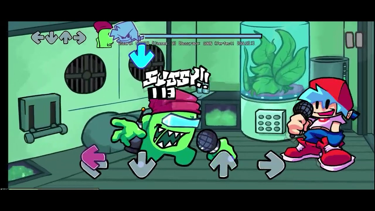 FNF mod v slice gameplay impostor v5 - YouTube