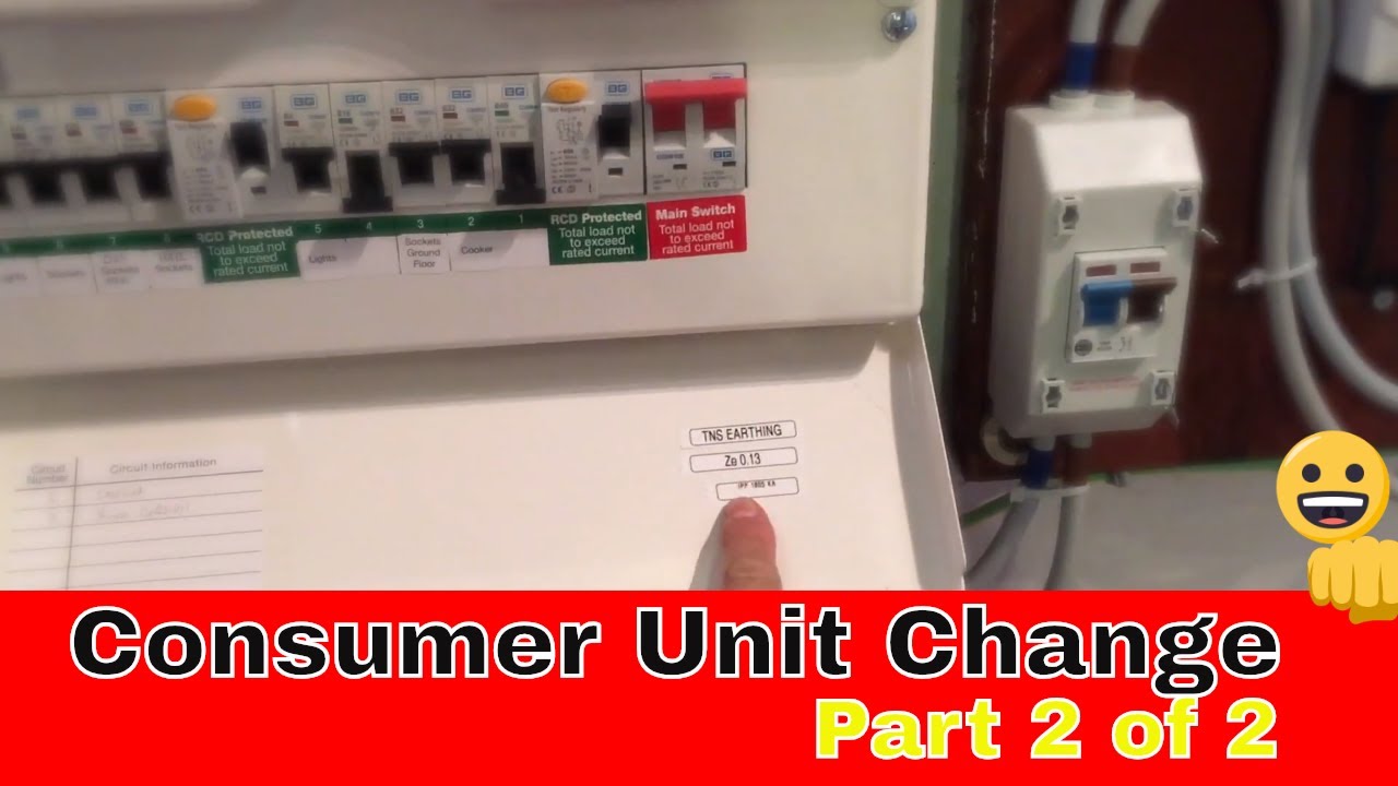 Electrician Day in the Life - Consumer Unit Change Part 2 - YouTube