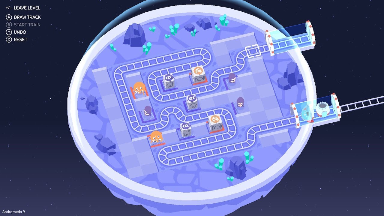 Cosmic Express Gameplay 🚝 Nintendo Switch - Tricky track-builder - YouTube