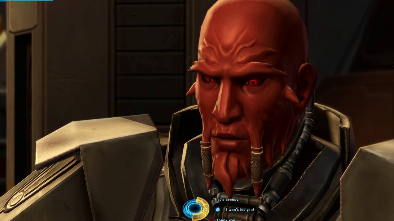 [SWTOR] (Jedi Knight) Lord Scourge dialogues, part 07 - Dark offerings ...