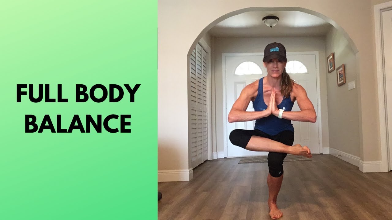 20 MINUTE FULL BODY BALANCE WORKOUT FOR WOMEN OVER 40/NO EQUIPMENT ...