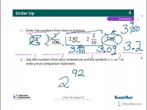 Illustrative Math Grade 4 Unit 4 Lesson 5 Cool Down - YouTube