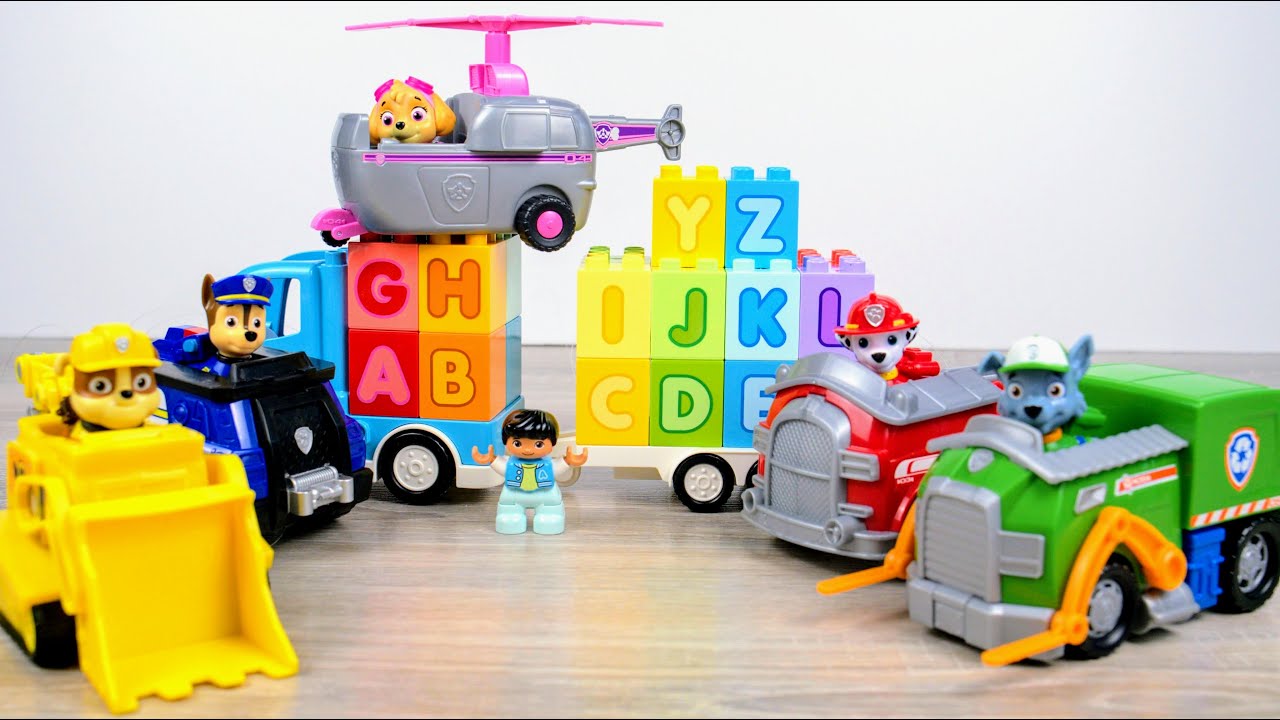 ABC Alphabet Learning Toy Video for Toddlers and Kids! PAW Patrol ...