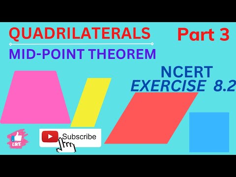 QUADRILATERAL CLASS 9 - MID POINT THEOREM - YouTube