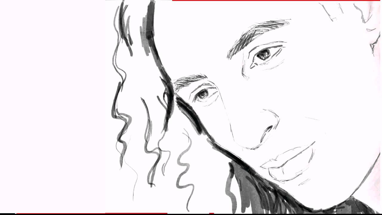 i drawing myself - YouTube